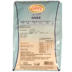 GRB Ghee 20Rs Pouch Pack of 1 Pouch